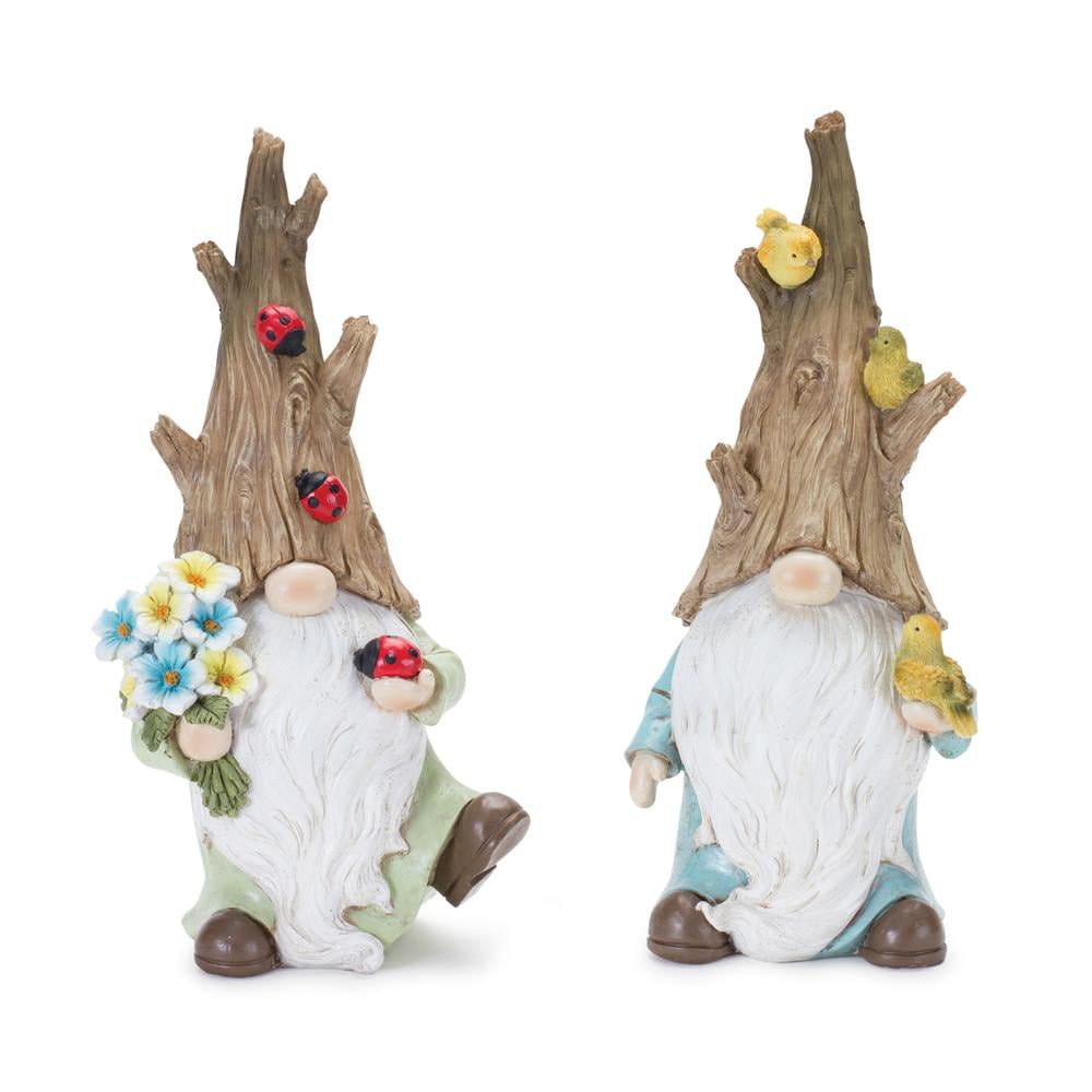 Melrose International LLC Gnome (Set of 2) 12.75"H Resin - Walmart.com
