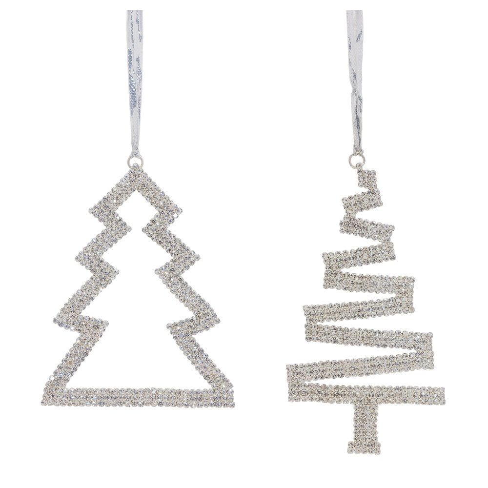 Melrose International LLC Jewel Tree (Set of 6) 4.75"H, 5.75"H Iron ...