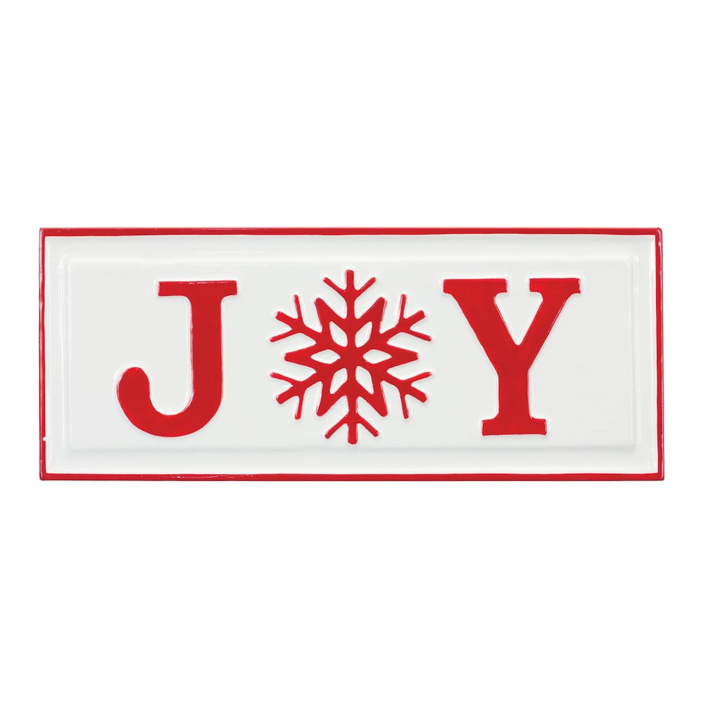Melrose International LLC Joy Sign (Set of 2) 15.75"L x 6.75"H Metal ...