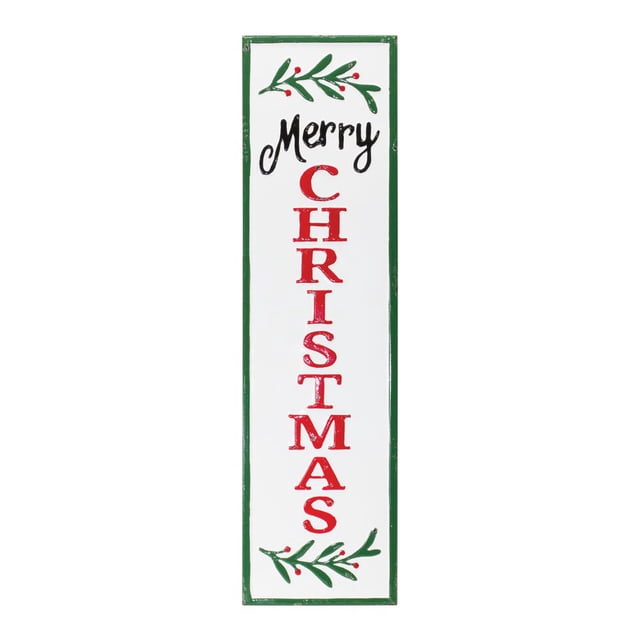 Melrose International LLC Merry Christmas Sign 9.25" x 33"H Iron ...