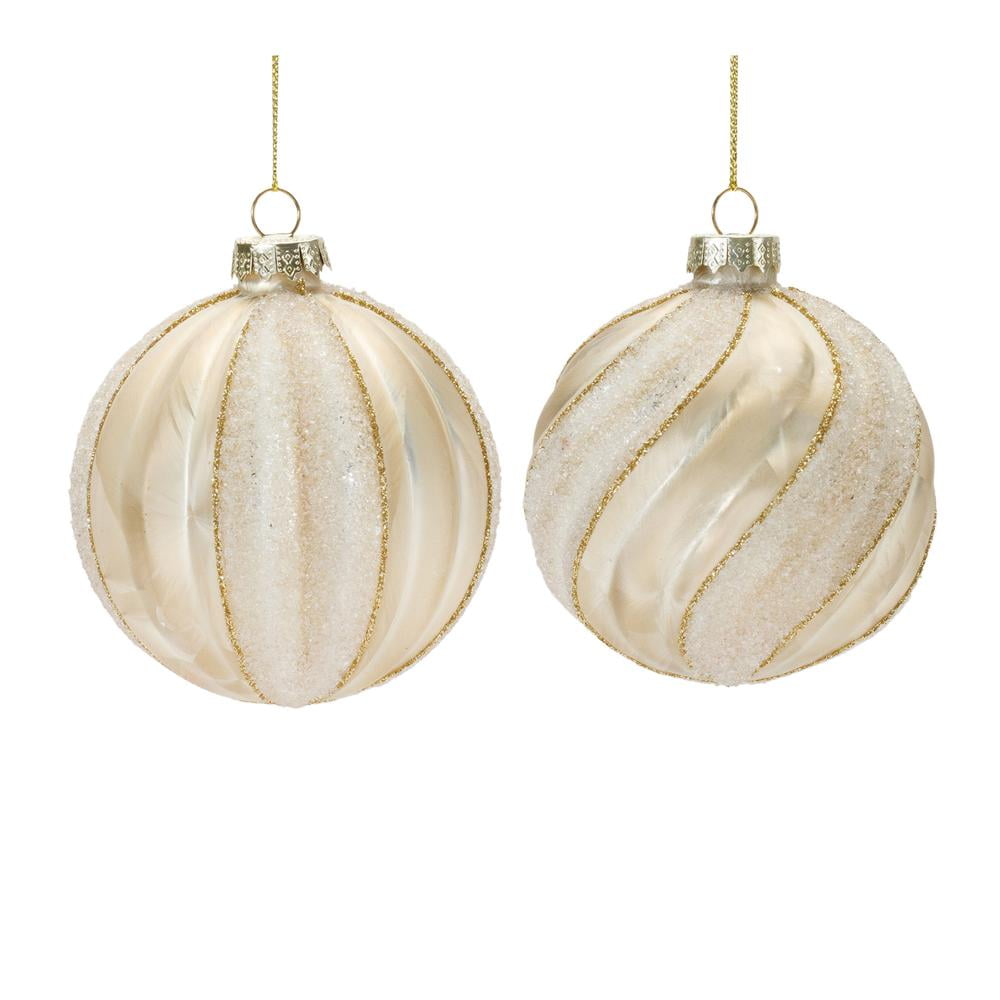 Melrose International LLC Ornament (Set of 12) 3"D Glass - Walmart ...