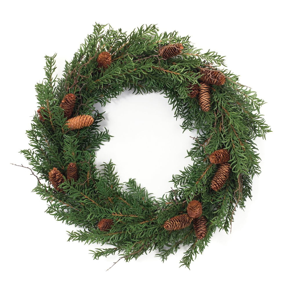 Melrose International LLC Pine Wreath 26"D Plastic - Walmart Business ...