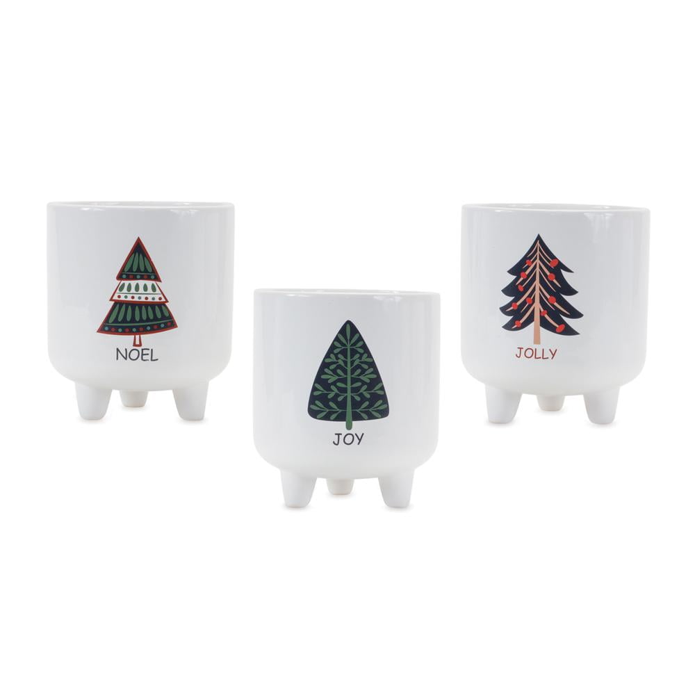 Melrose International LLC Pot (Set of 3) 5.5"D x 6.25"H Dolomite ...