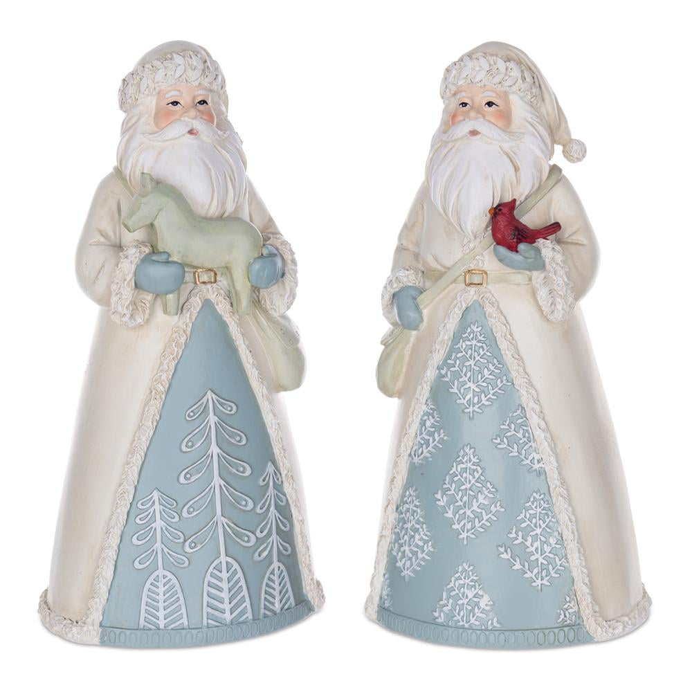 Melrose International LLC Santa (Set of 2) 10.5"H Resin - Walmart.com