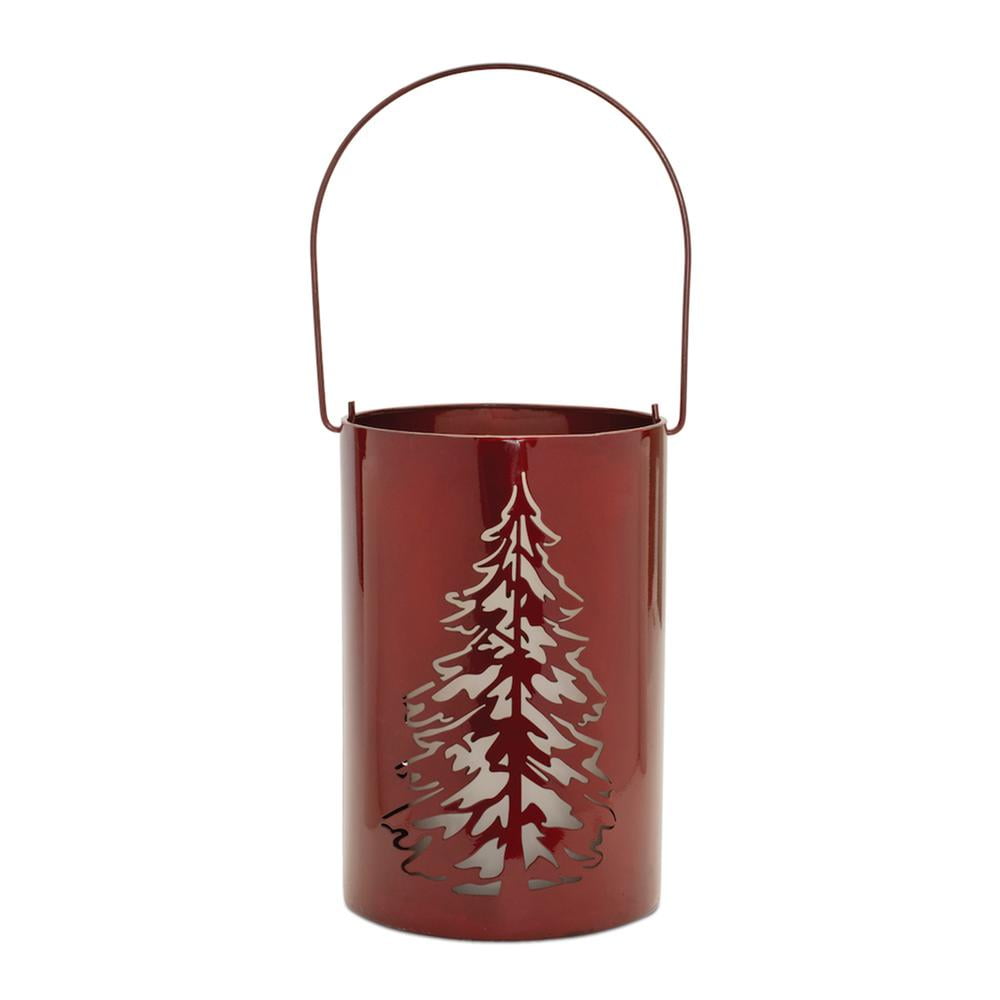 Melrose International LLC Tree Pail Candle Holder 9.5"H Iron - Walmart.com
