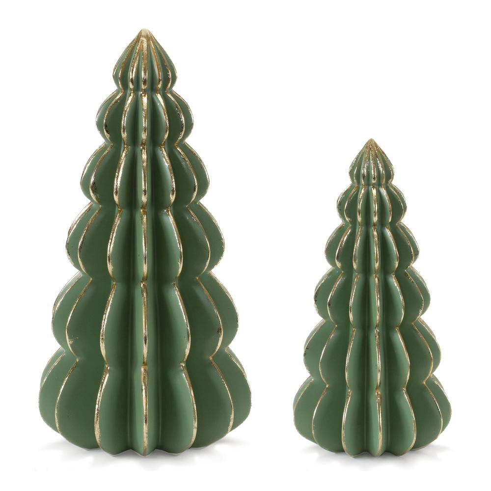 Melrose International LLC Tree (Set of 2) 8.25"H, 11"H Resin - Walmart.com