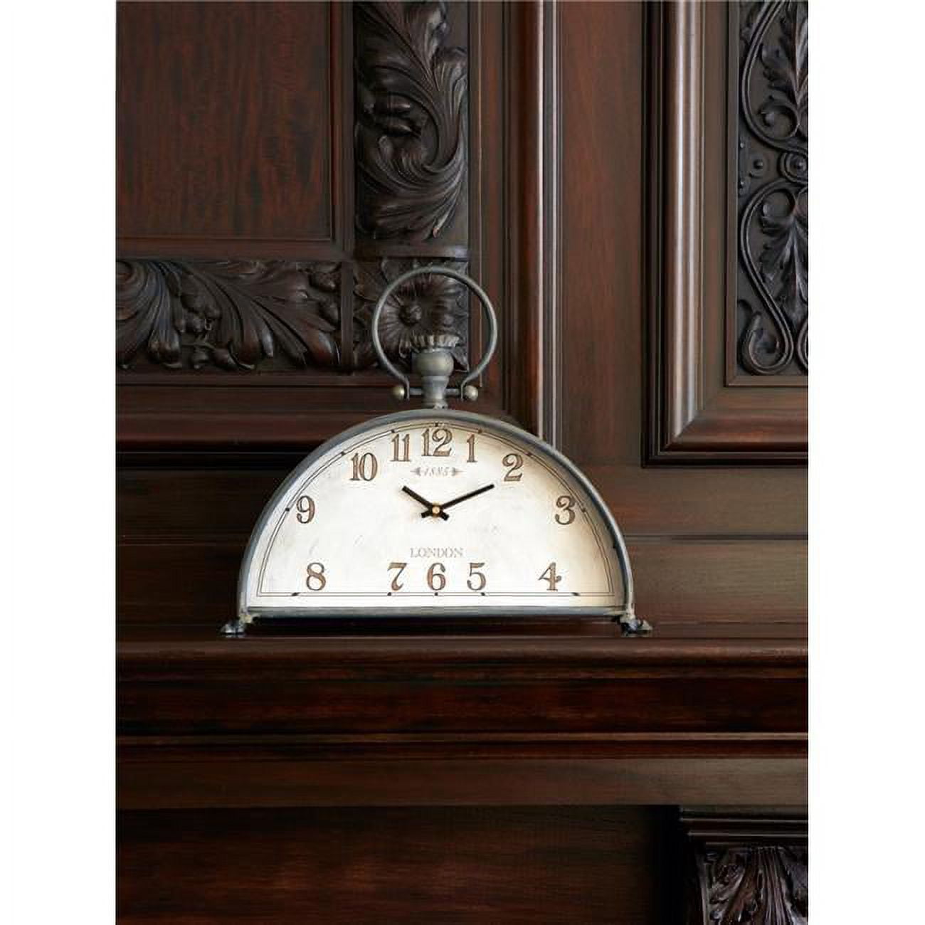 Melrose International Metal Mantle Clock - Walmart.com