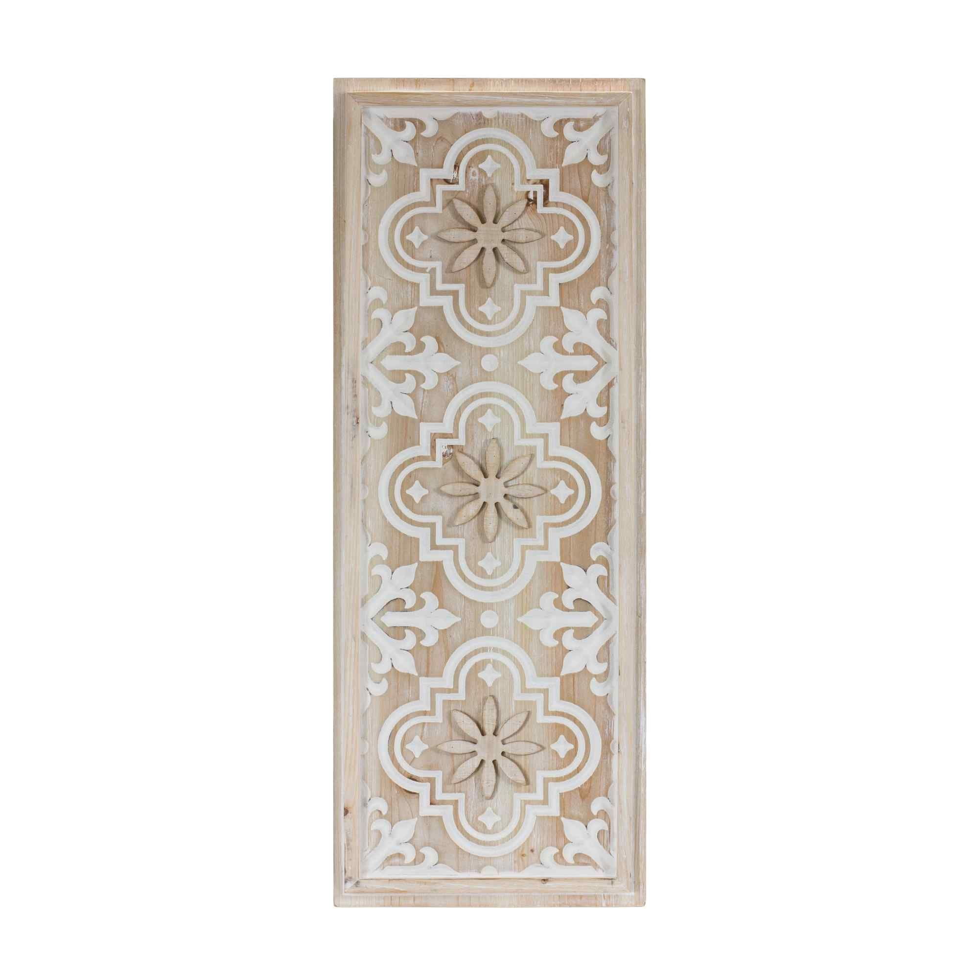 Melrose International Ornate Carved Wood Wall Panel 31.5"H - Walmart.com