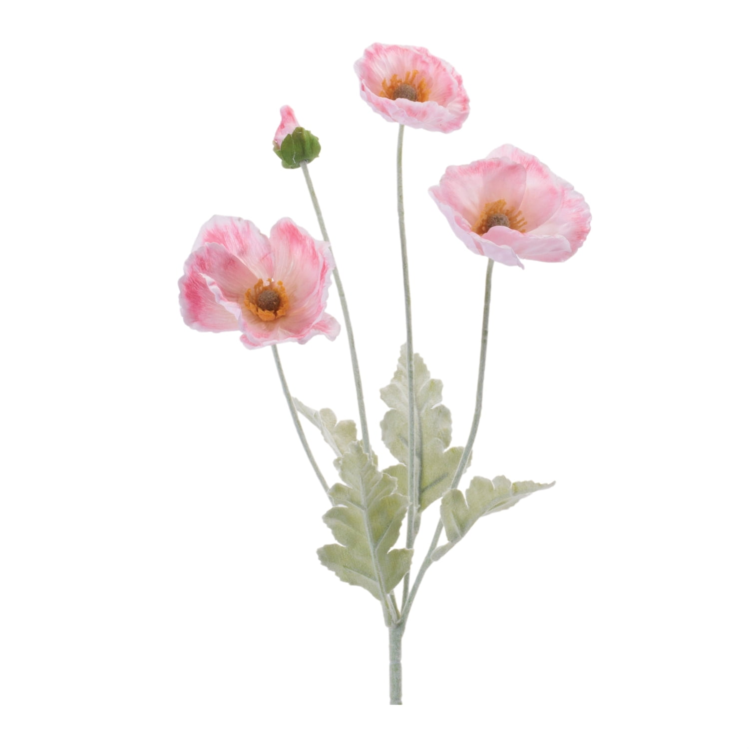 Melrose International Poppy Spray (Set of 6) 25"H Fabric - Walmart.com