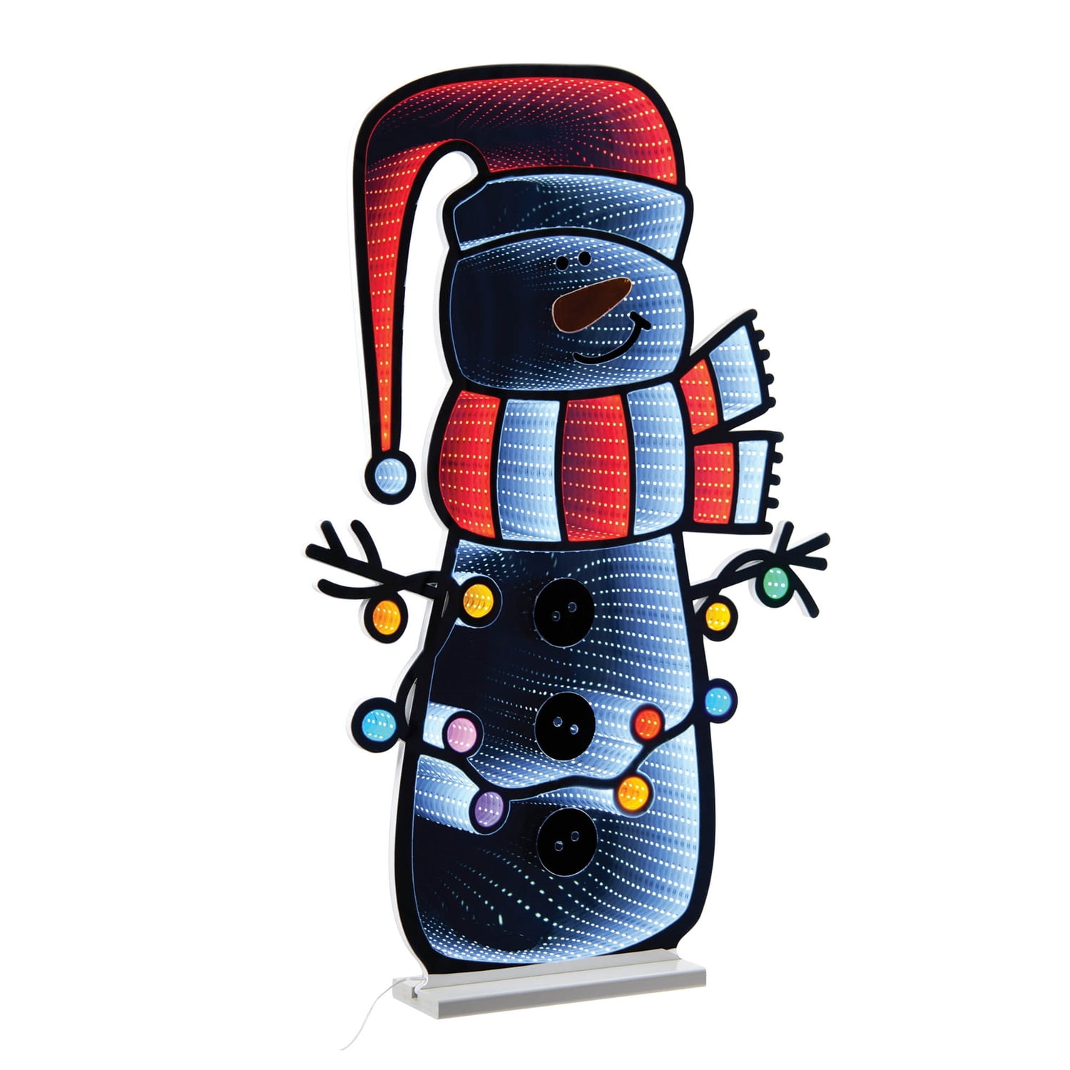 Melrose International Snowman w/Lights Ekkolight 35"H Acrylic UL Plug ...