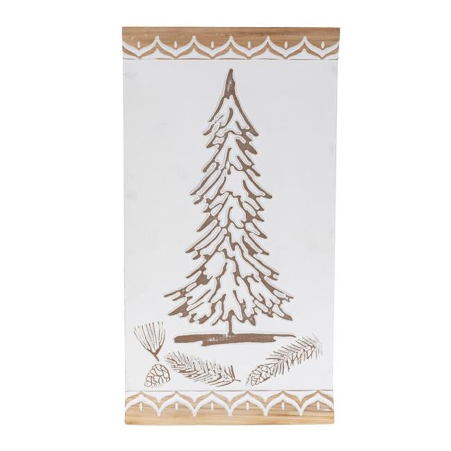 Melrose International Tree Wall Art 10"L x 19"H Wood/MDF - Walmart.com