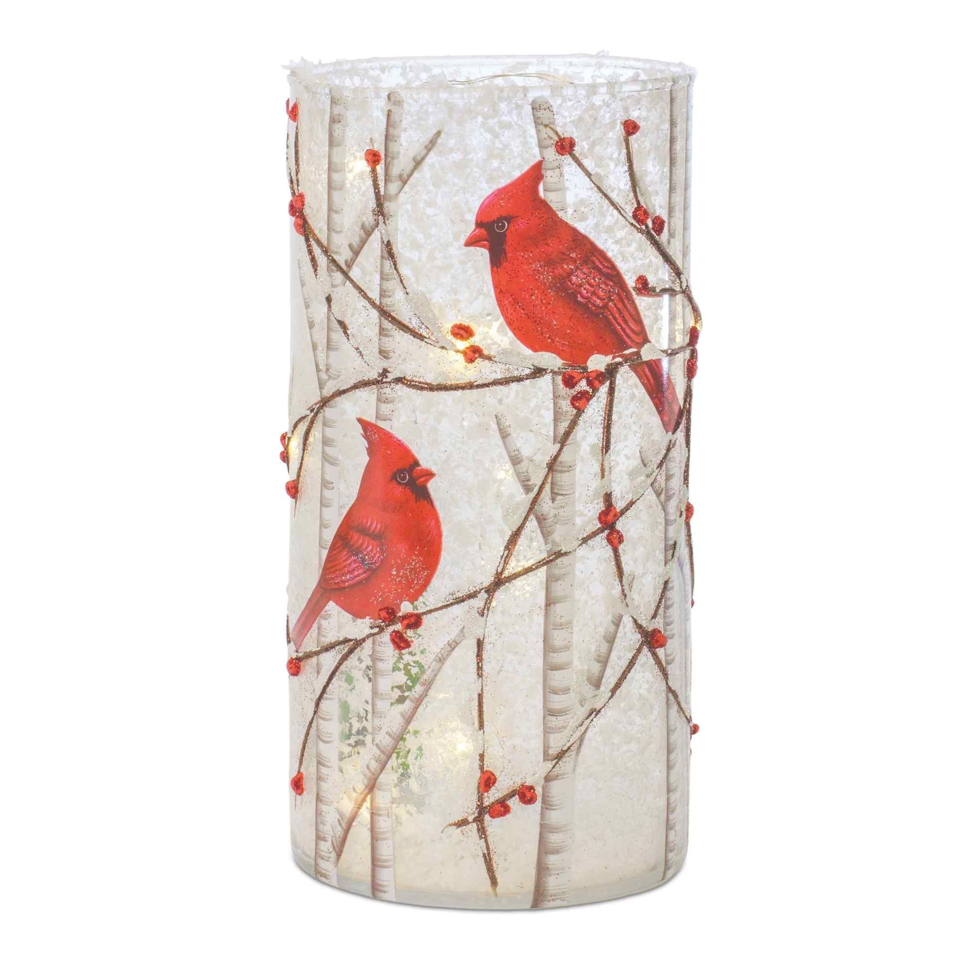 Melrose LED Lighted Cardinal Luminary Christmas Decorations - 7.75 ...