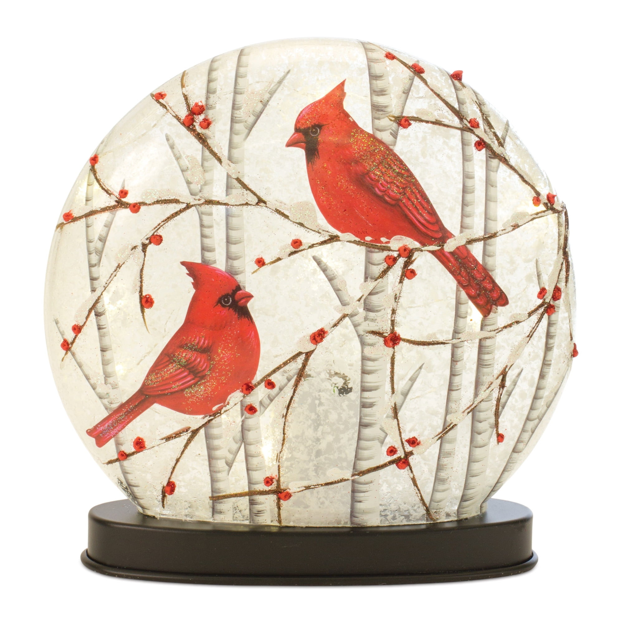 Melrose LED Lighted Cardinal Orb 8"H - Walmart.com