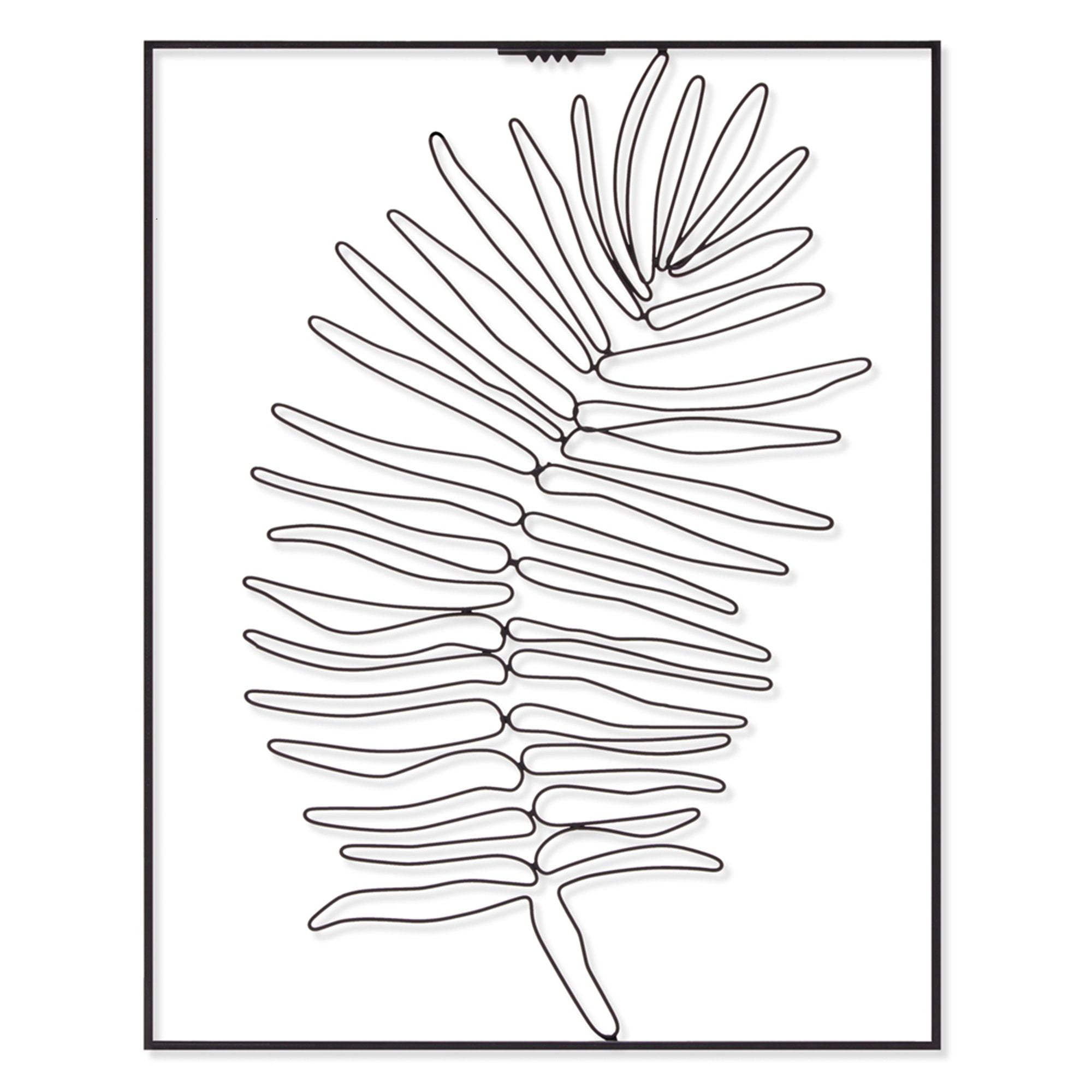 Melrose Metal Set Of 2 Leaf Wall Plaque With Black Finish 78743DS ...