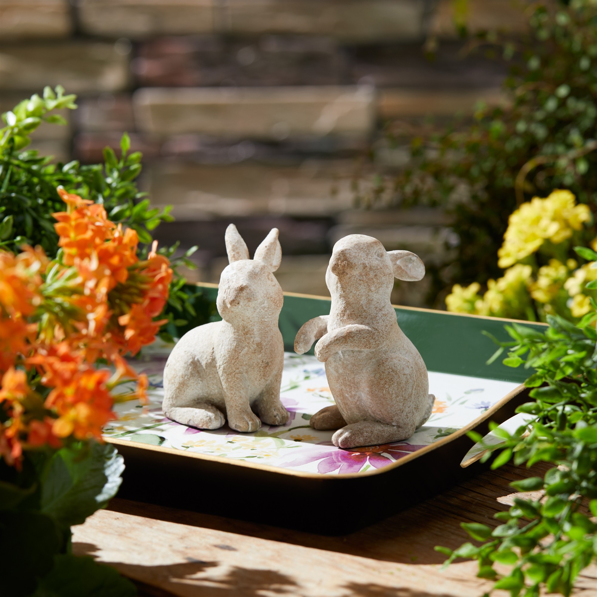 Melrose Mini Sitting Bunny Figurines - 4" - Set of 12 - Walmart.com