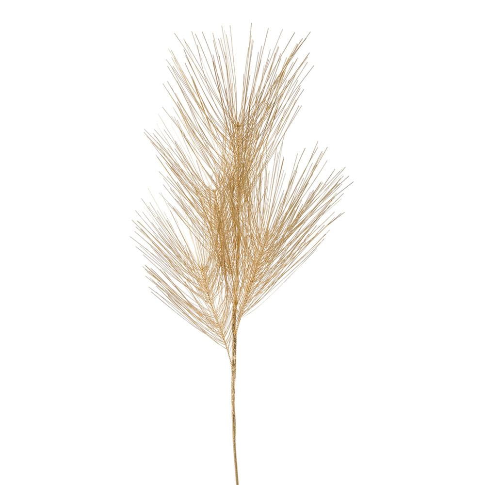 Melrose International Gold Long Needle Pine Spray (Set of 12) - Walmart.com
