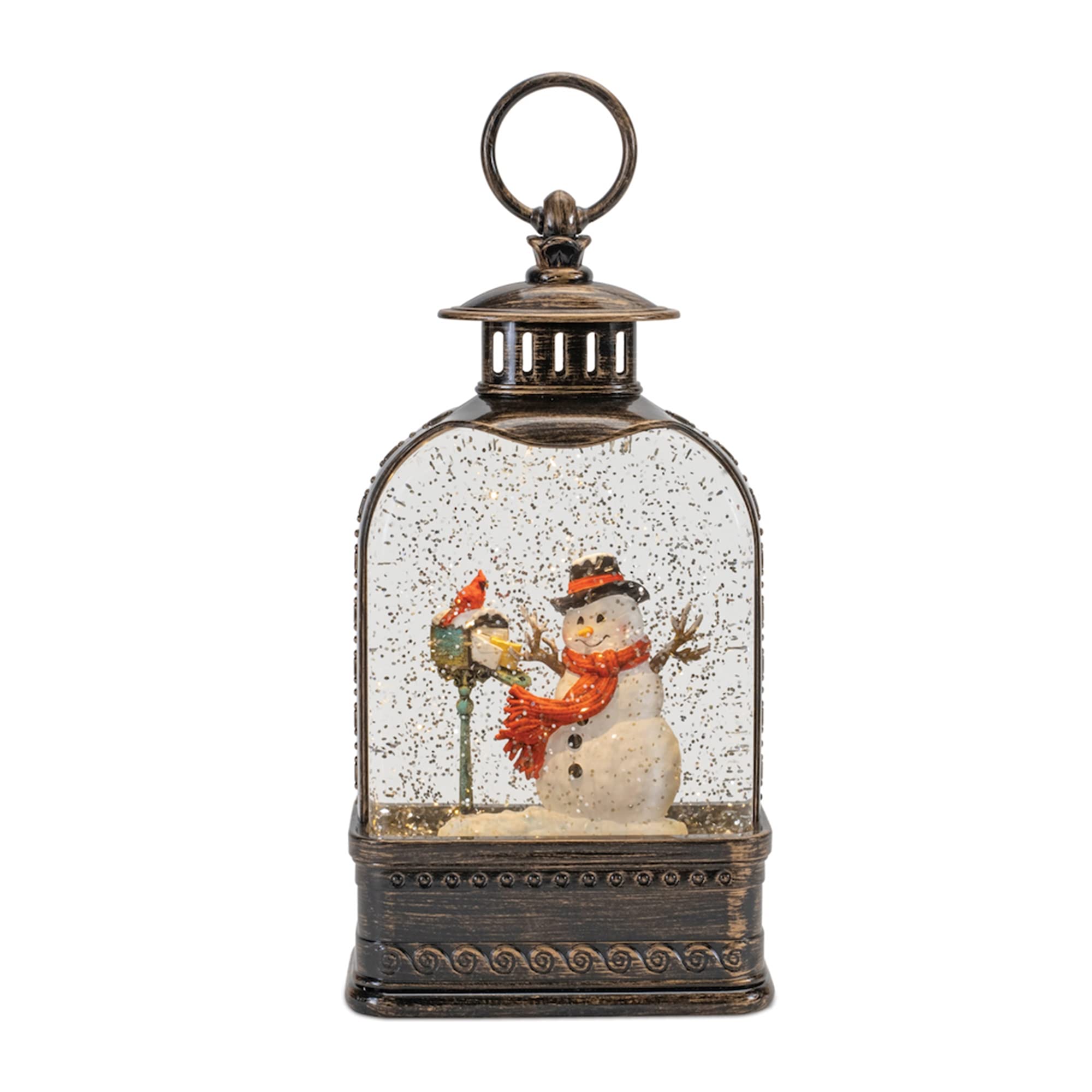 Melrose Plastic LED Snow Globe with Snowman, Christmas, 9.75‚ÄùH, 6 ...