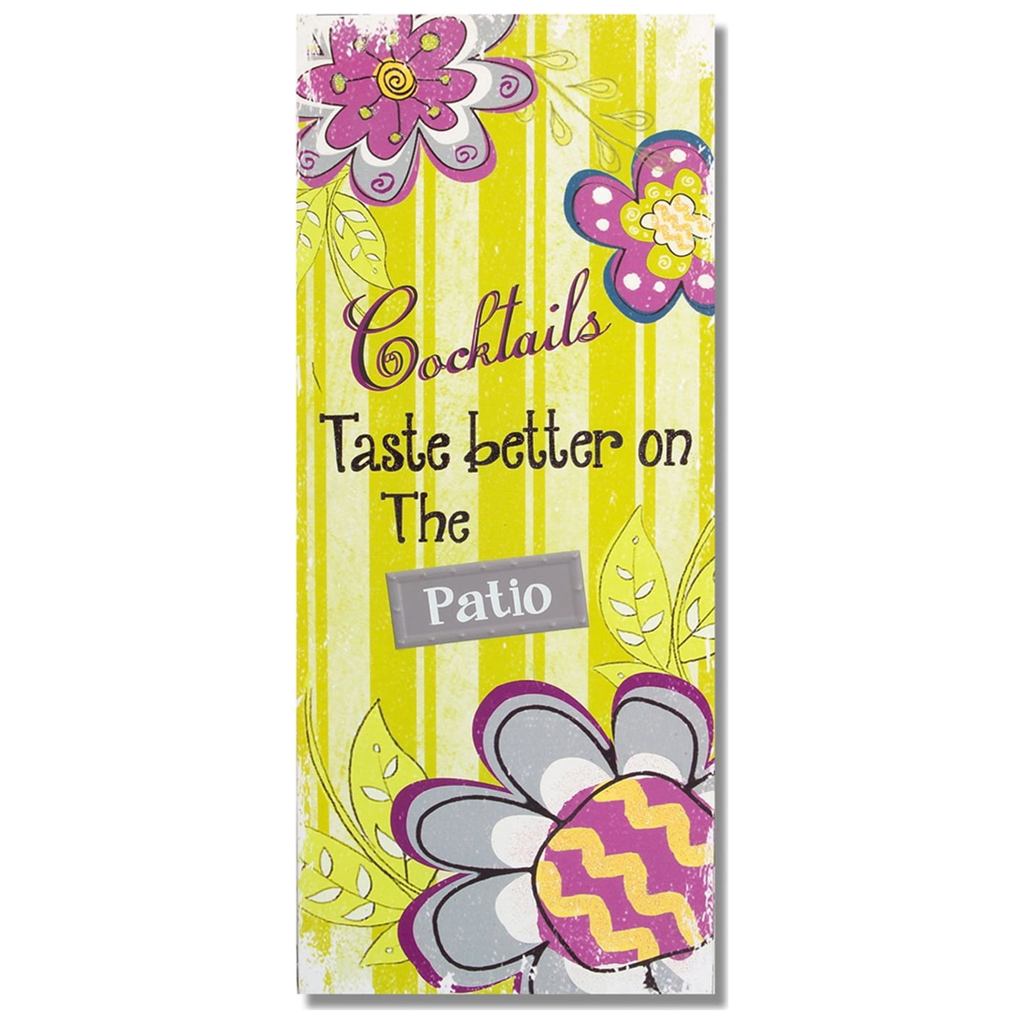 Melrose Set of 2 Gray and Yellow Floral Wall Plaques 26" - Walmart.com
