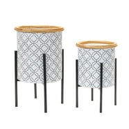 Aspire Home Accents Luca Modern Metal Planters (Set of 3) - Walmart.com