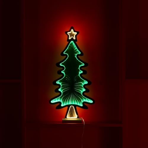 Melrose Tree with Star Infinity Light, 25-inch Height, Acrylic ...