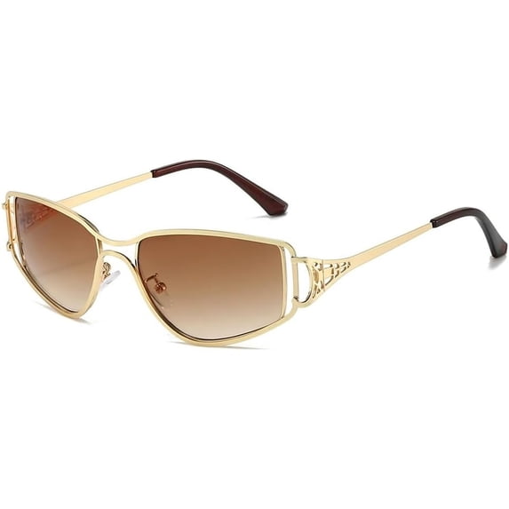 Melrose Trendy Y2k Cat Eye Sunglasses Women 2026 Vintage 90s Chic Small ...