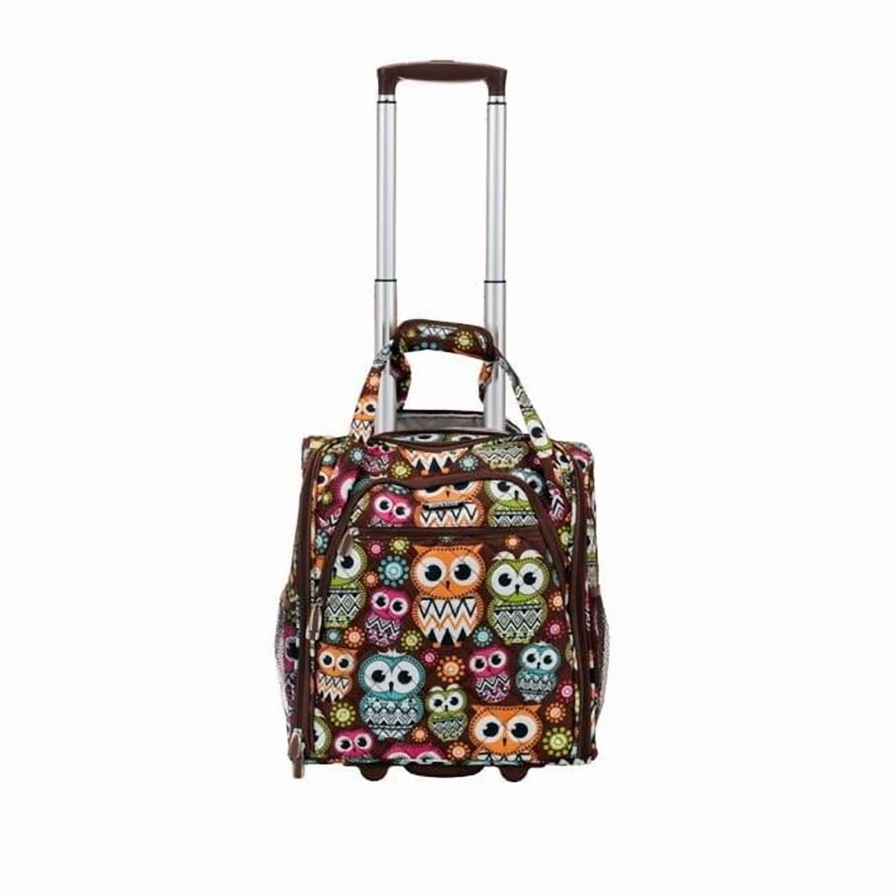 Melrose Wheeled Underseat Carry On Luggage - Owl - 15 in. - Walmart.com