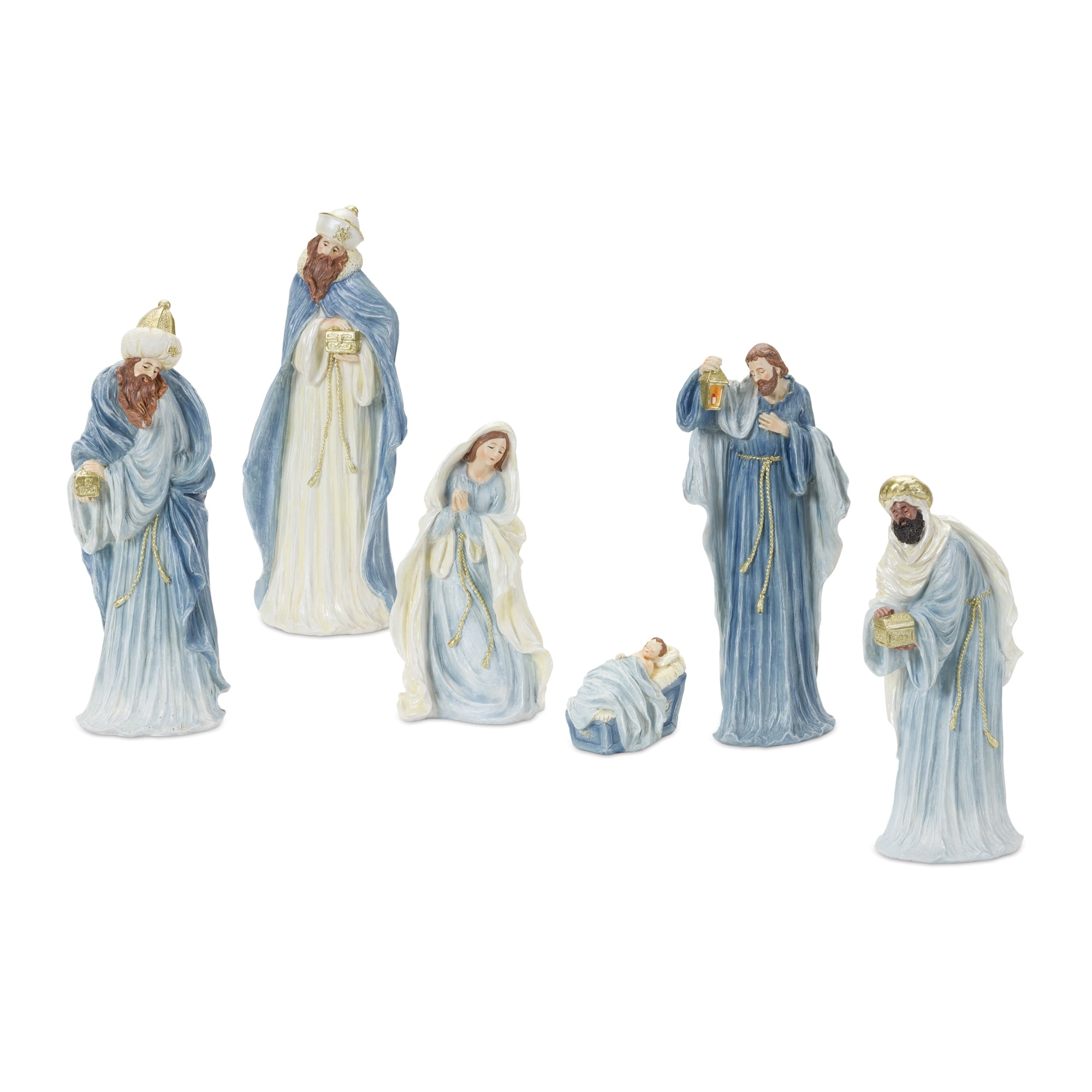 Melrose 86841 Nativity Figurine, Set of 6, 12.5-inch Height, Resin ...