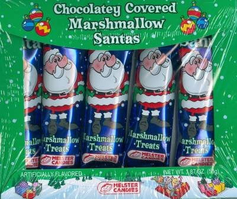 Melster Christmas Chocolatey Covered Marshmallow Santas, Xmas Holiday ...
