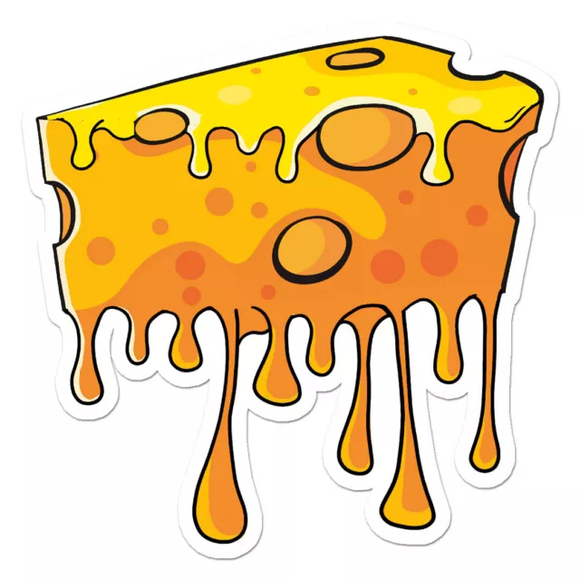 Melting Cheese Sticker Phone Decal Water Bottle Stickers Car Decals ...
