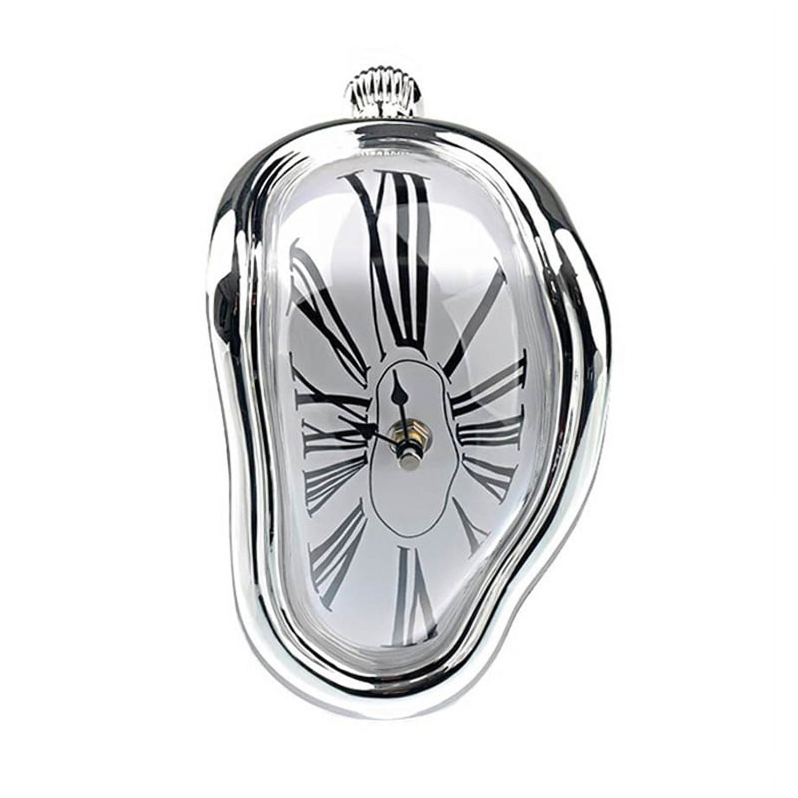 Melting Clock,Creative Surrealism Decorative Dali Watch,L-Shaped Curved ...