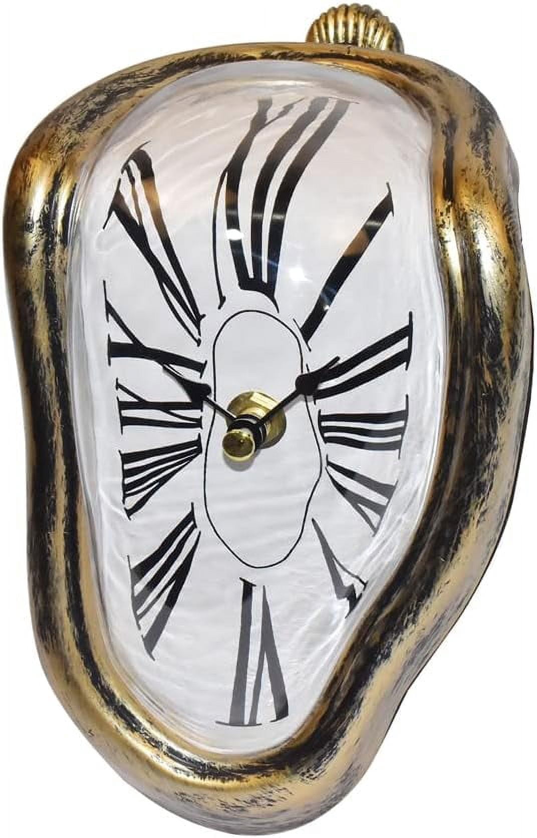 Melting Clock Dali Melted Clock Gift Decor Art Inspired Wall Clock ...
