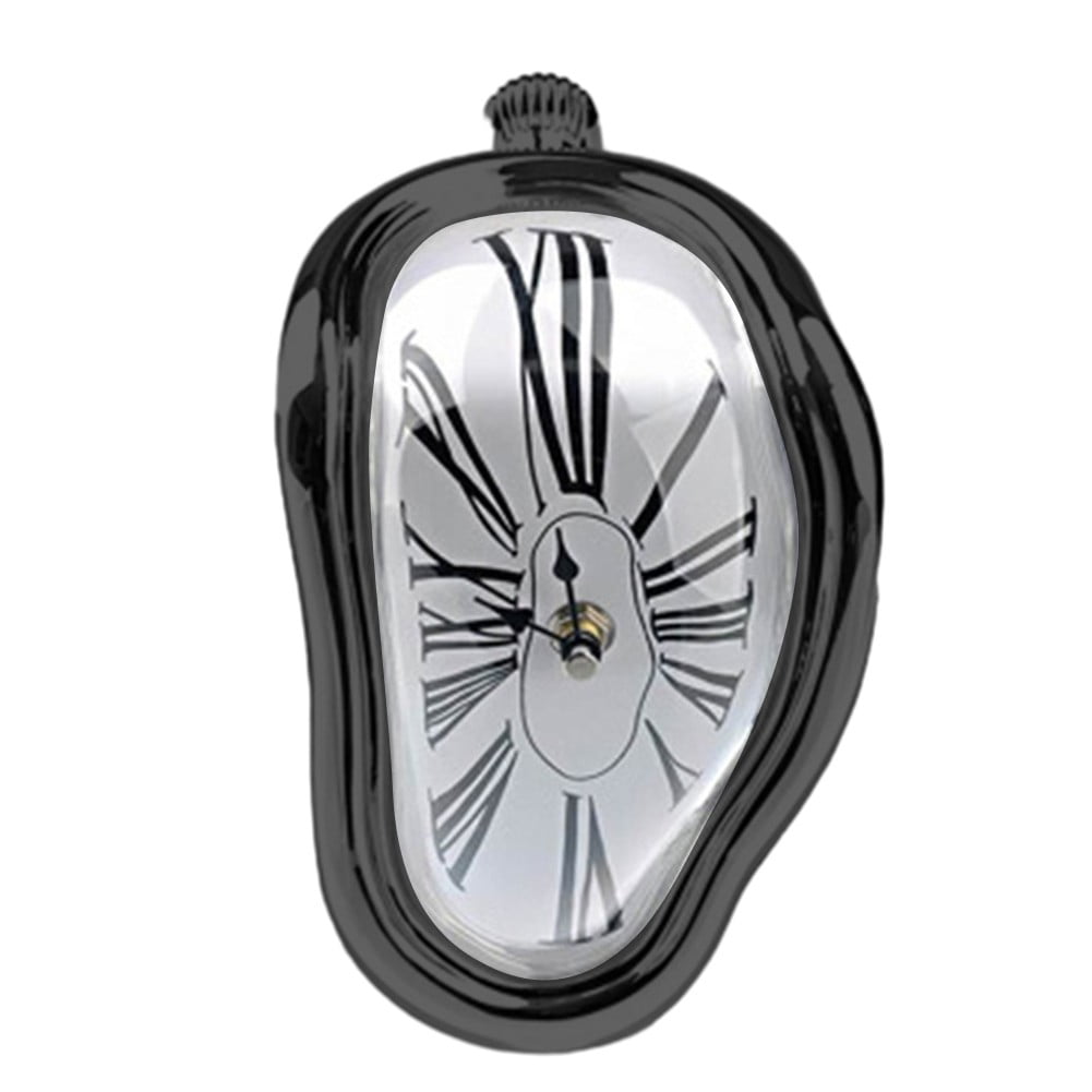 Melting Clock Distorted Wall Clocks Surrealist Dali Style Wall Watch ...
