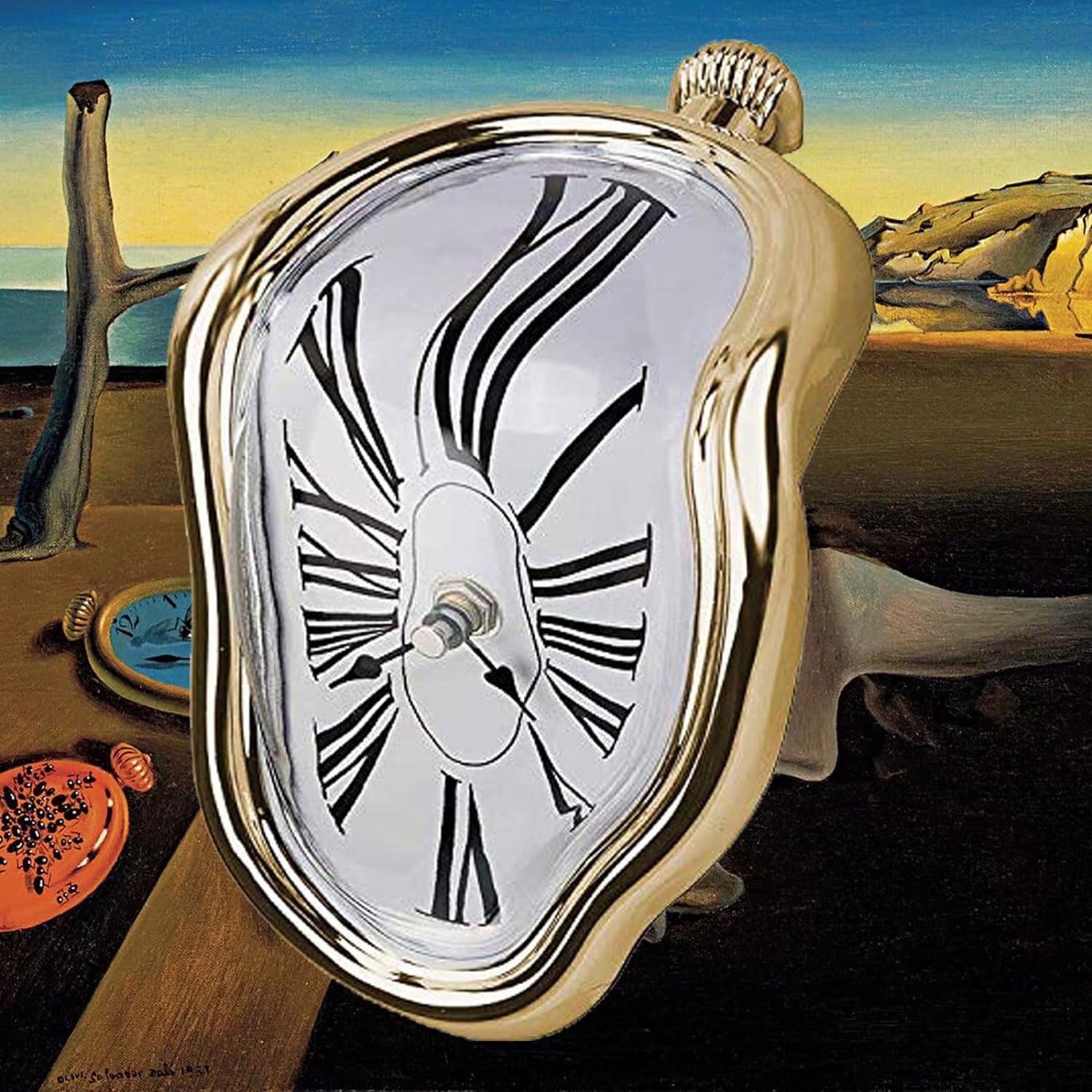 Melting Clock, Salvador Dali Watch Melted Clock for Decorative Home ...