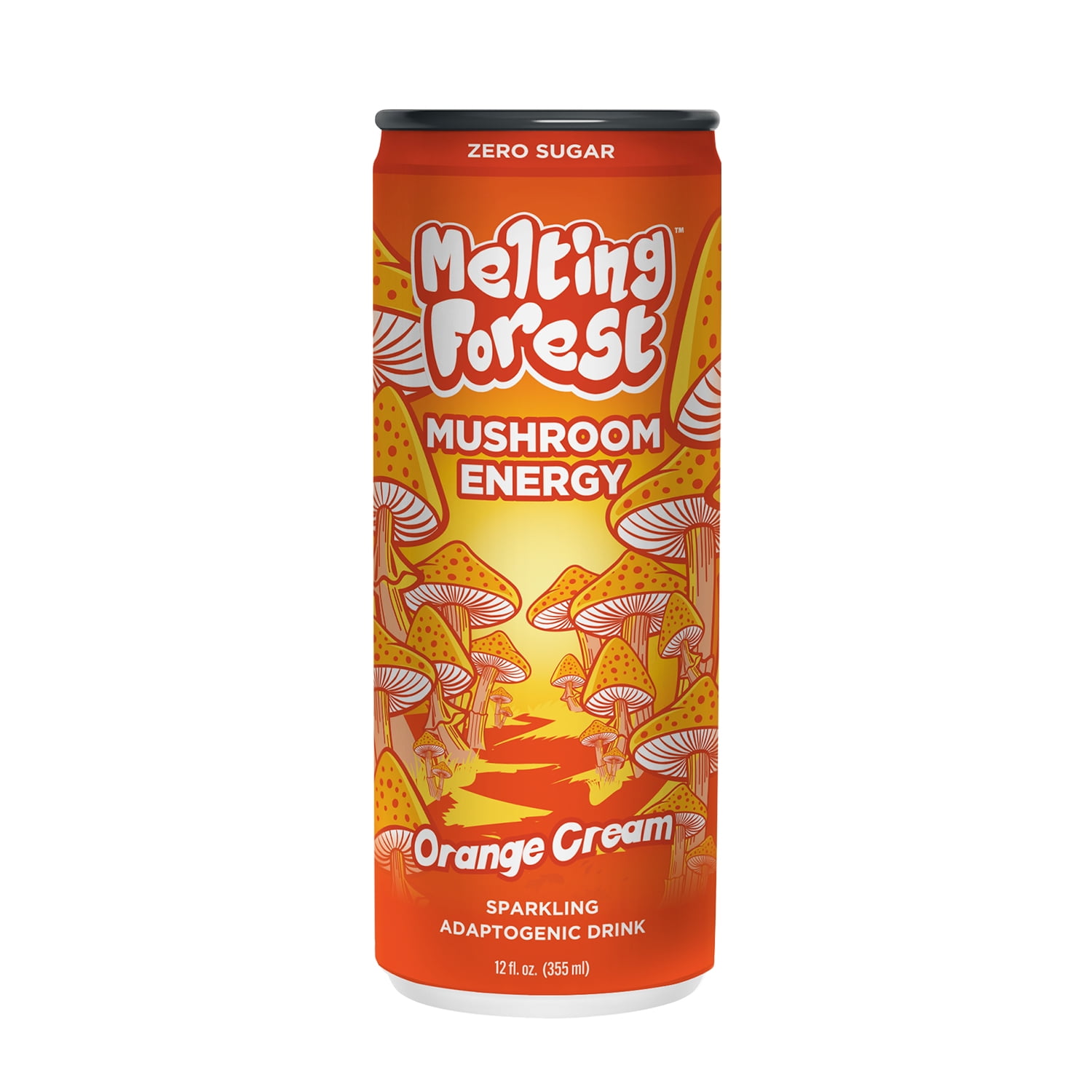 Melting Forest Mushroom Sparkling Water, Orange Cream Energy Drink ...