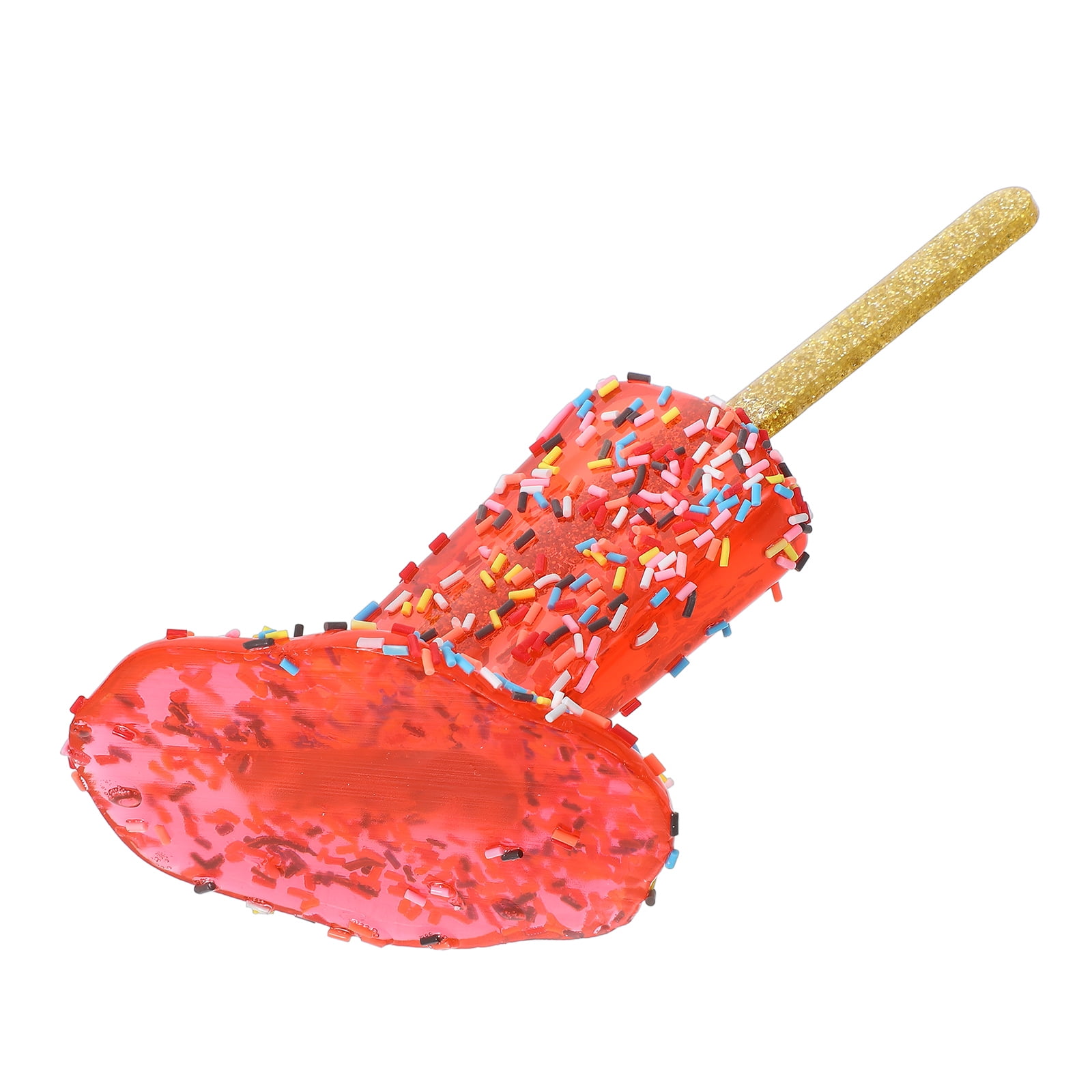 Melting Popsicle Resin Ornament Lifelike Ice Cream Sculpture For Home ...