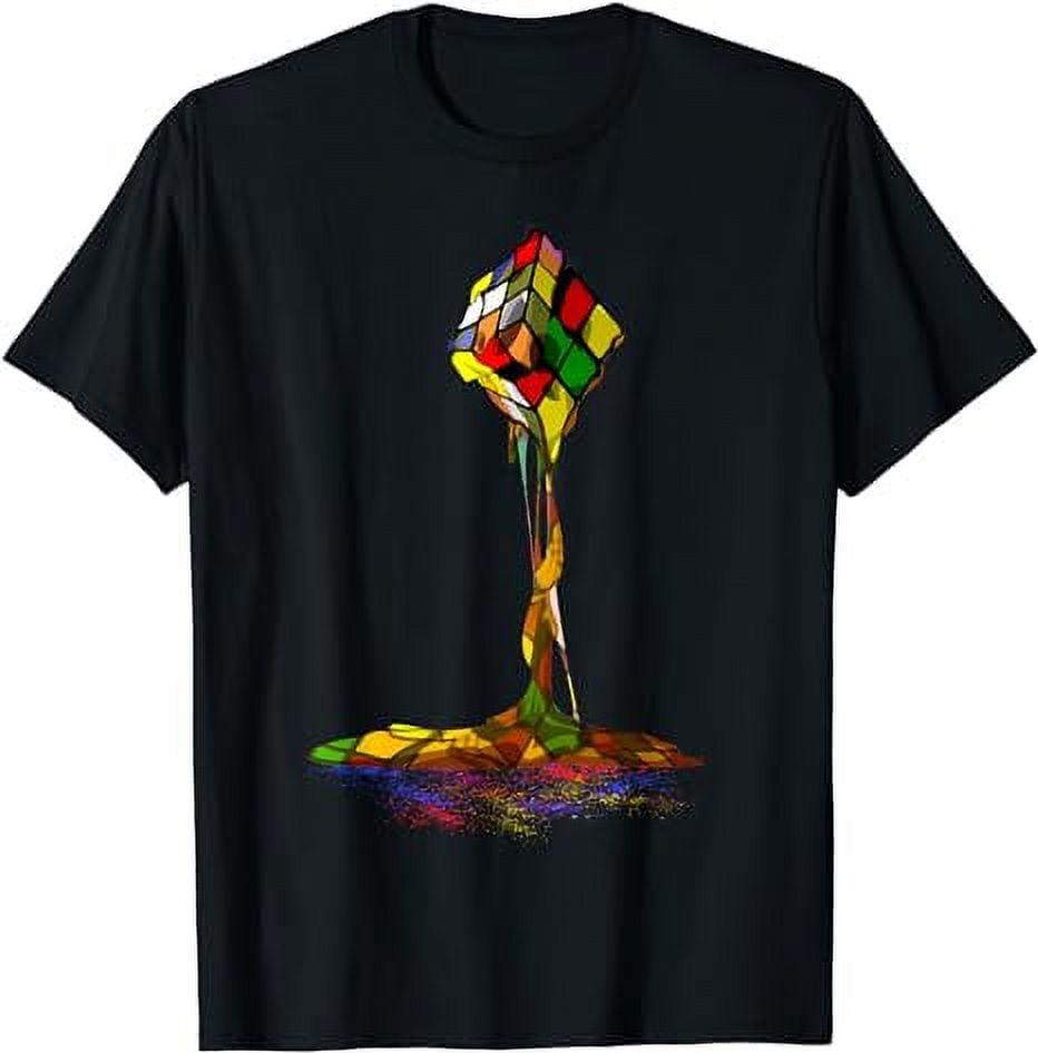 Melting Puzzle Cube Retro Speed Cubing 80's Vintage Toy T-Shirt ...