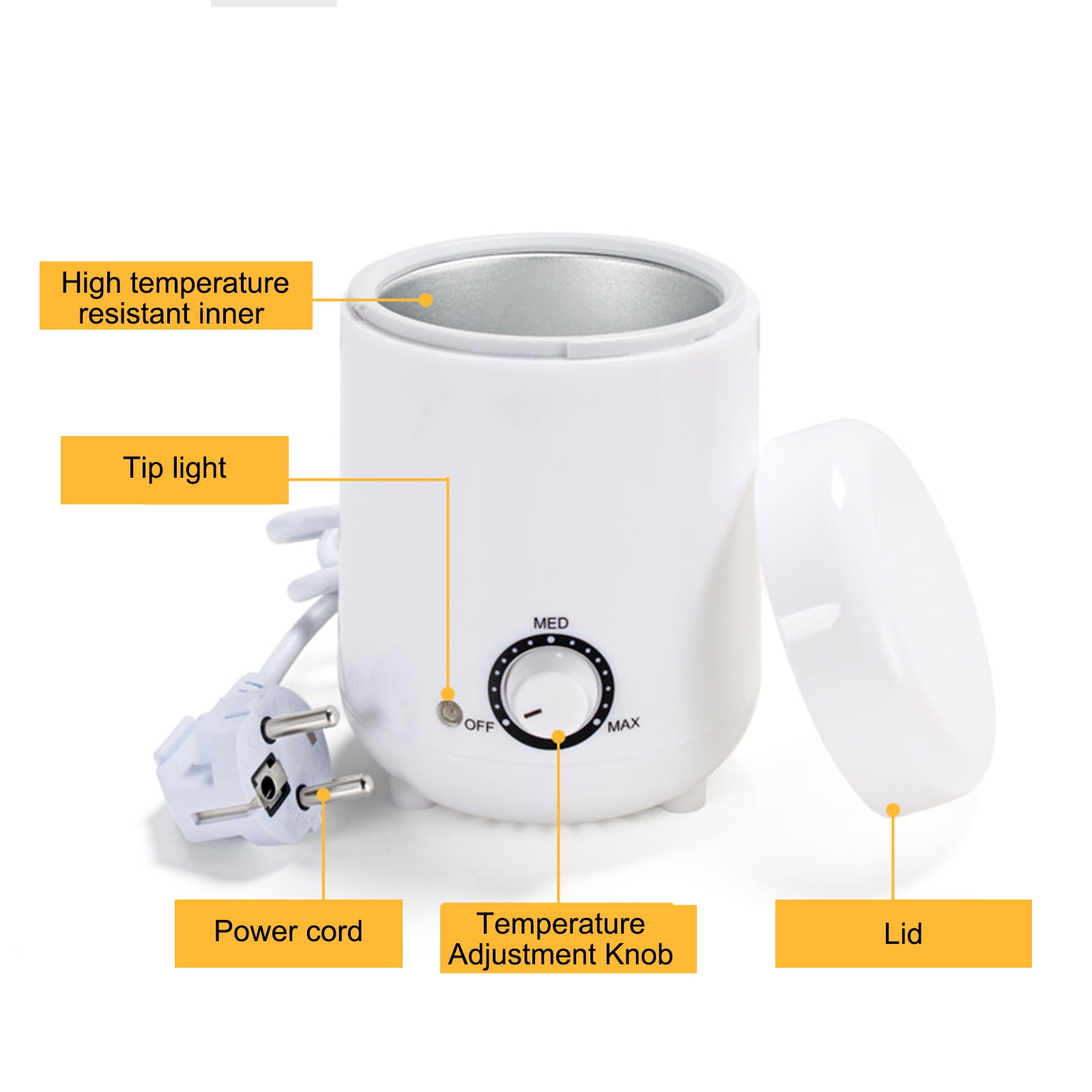 Melting wax machine,Hand Wax Pot 200ml At 200ml Melter With Silicone ...