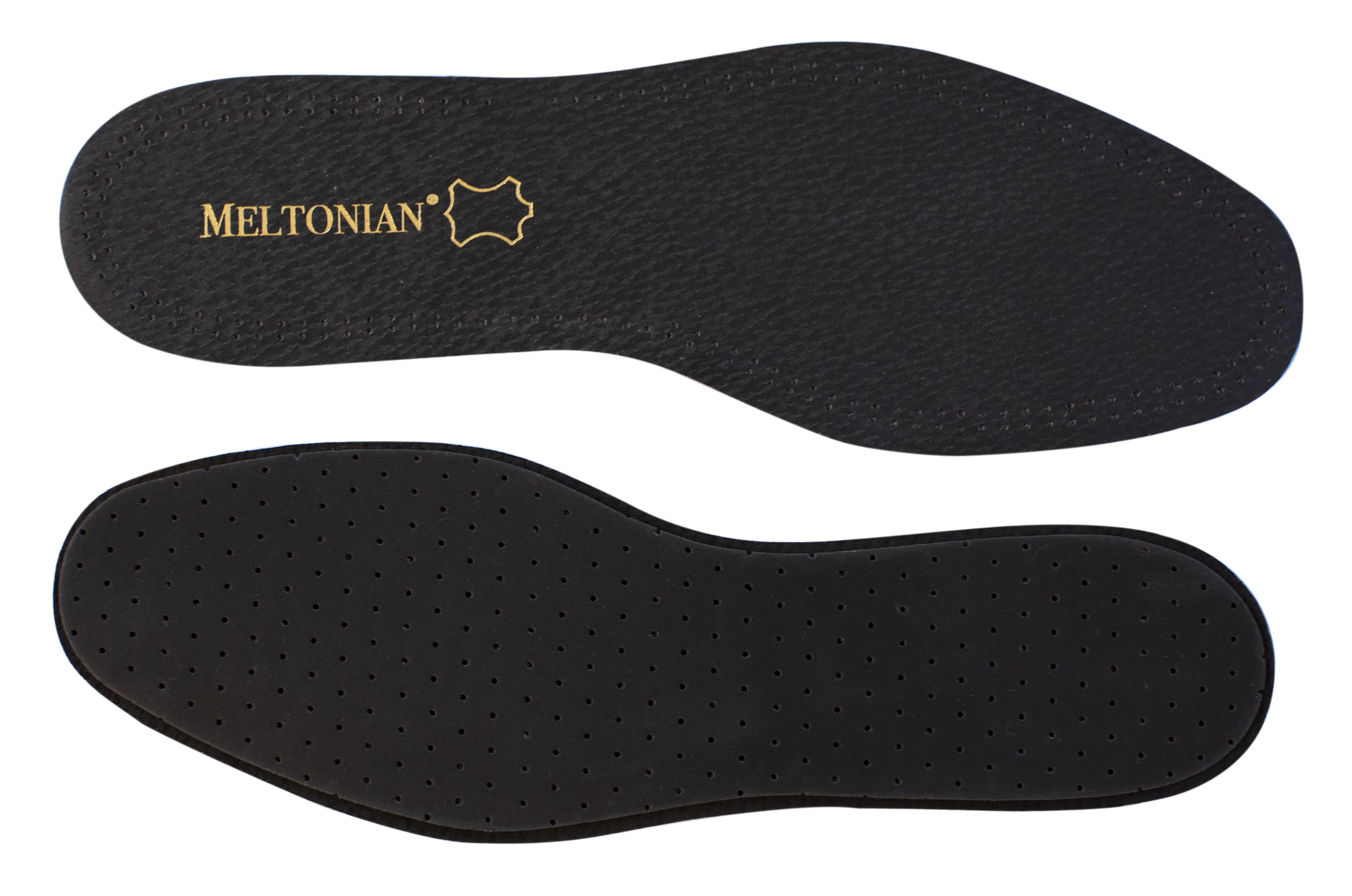 Meltonian Luxur, Black Flat Leather Carbon Insole, Made in Germany, 38 ...