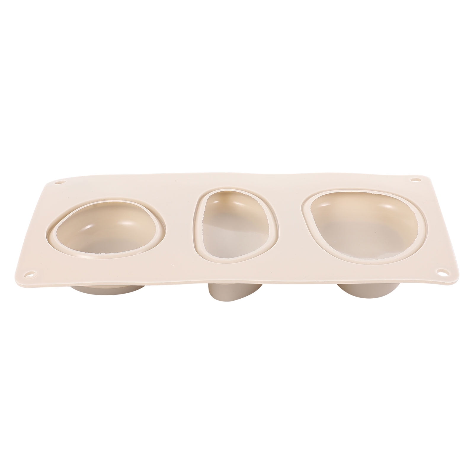 HEMOTON Silicone Soap Mold for Handmade Soap Making, 3 Cavity Flexible ...
