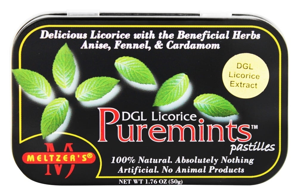Meltzer's - Puremints Pastilles 100% Natural Licorice - 1.76 oz ...