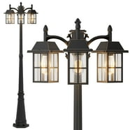 Livex Lighting Hamilton 3 Light Outdoor 3 Head Post - Walmart.com