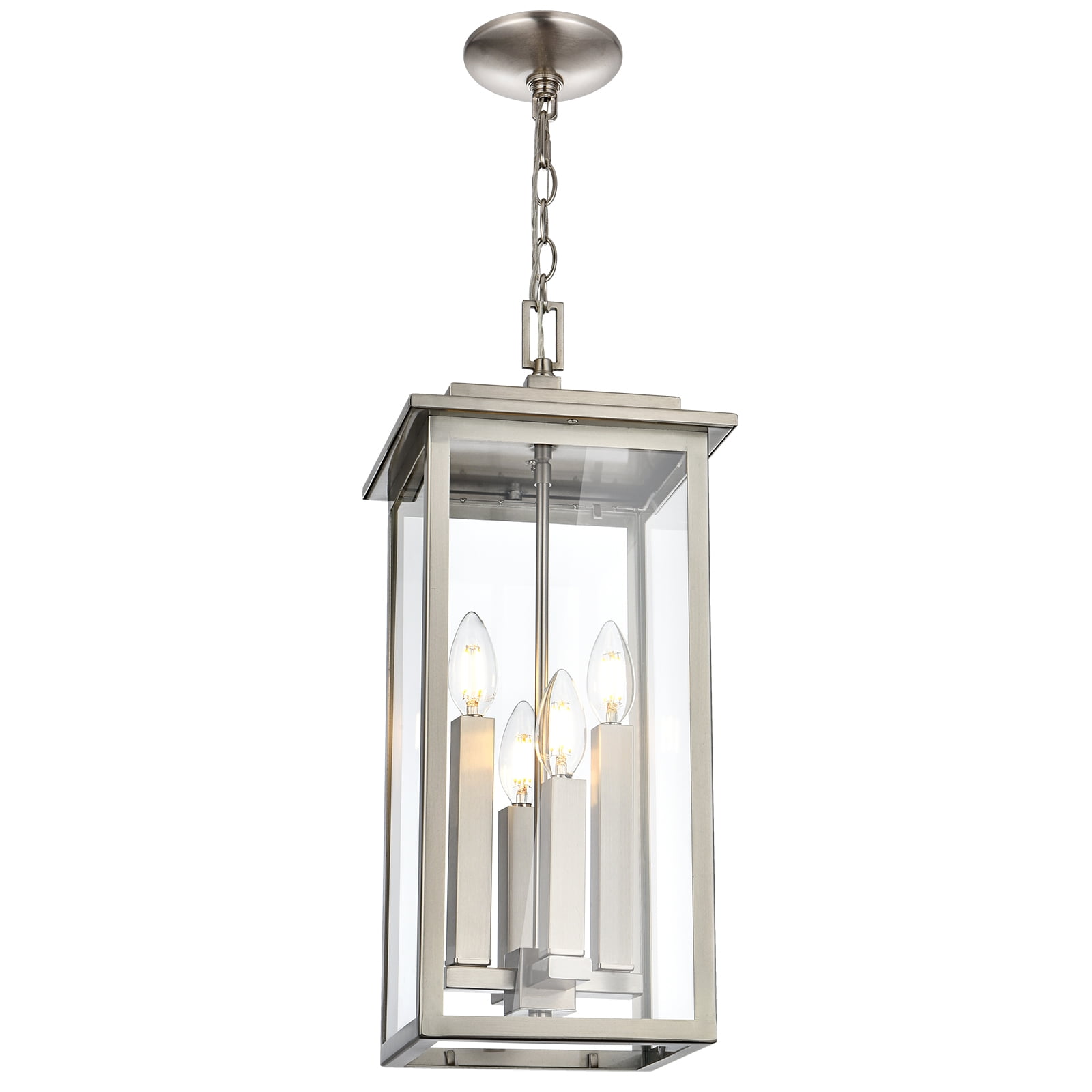 Melucee Outdoor Pendant Light Fixtures, 4-light Outdoor Ceiling ...