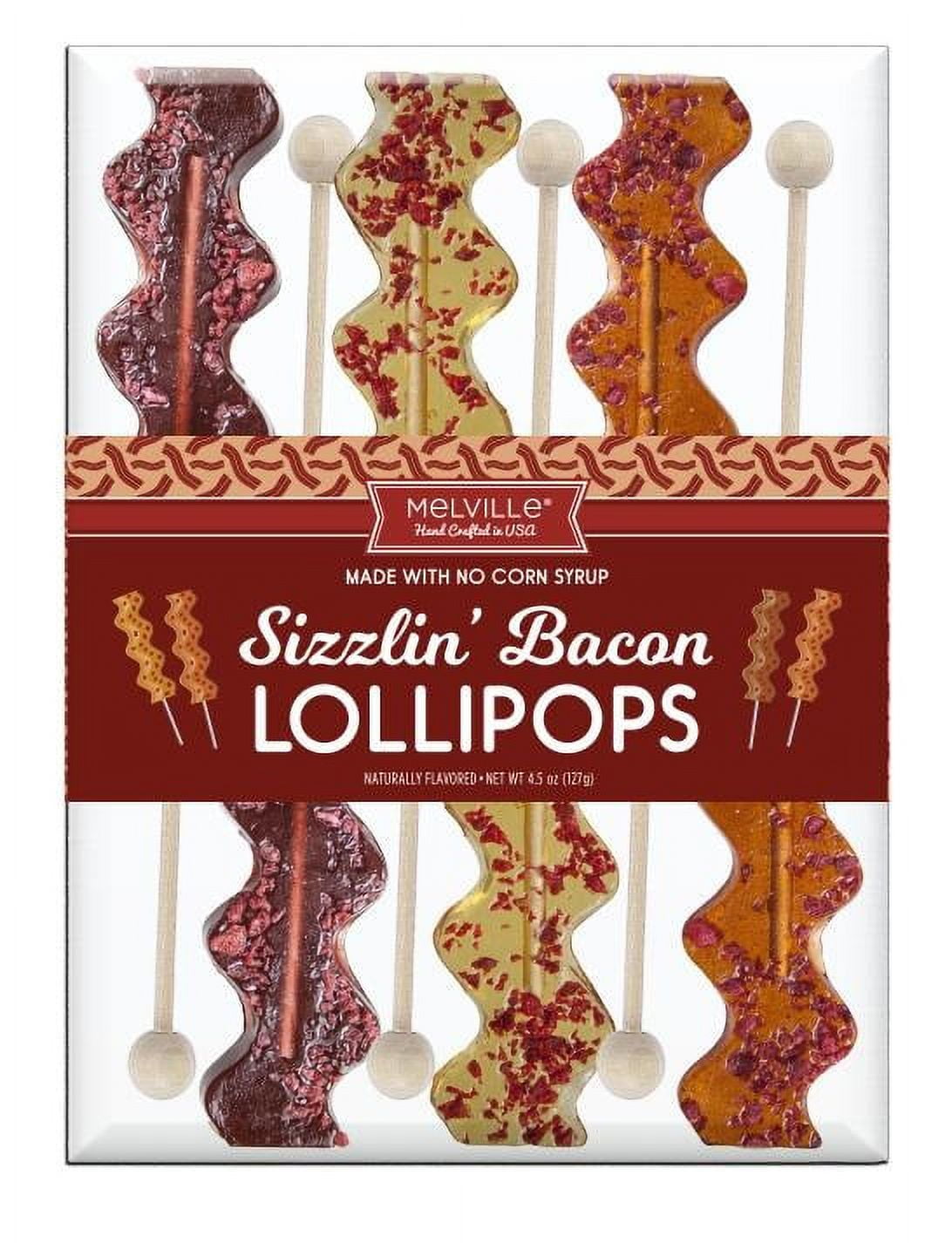 Melville Candy Assorted Bacon Lollipops 6 Pack Gift Set - Walmart.com