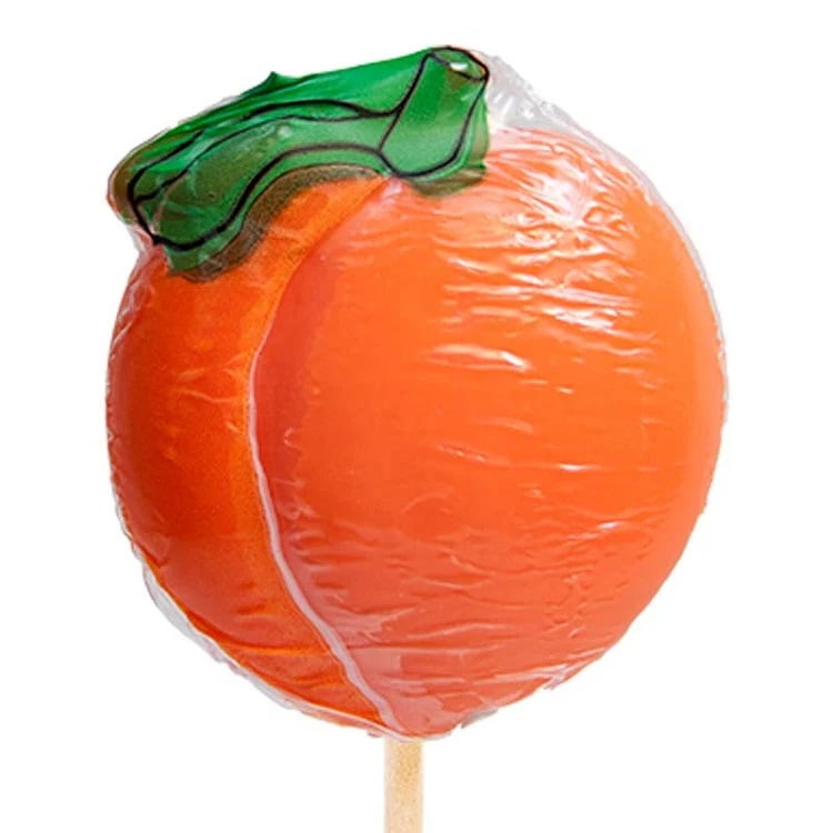 Melville Candy Hard Candy Peach Lollipops, 3 Pops - Walmart.com