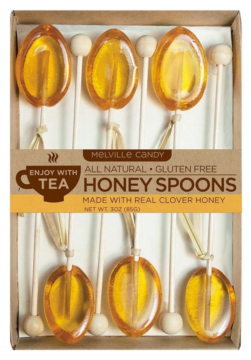 Melville Candy All Natural BDF32 Honey Spoon Gift Set - Spoons ...