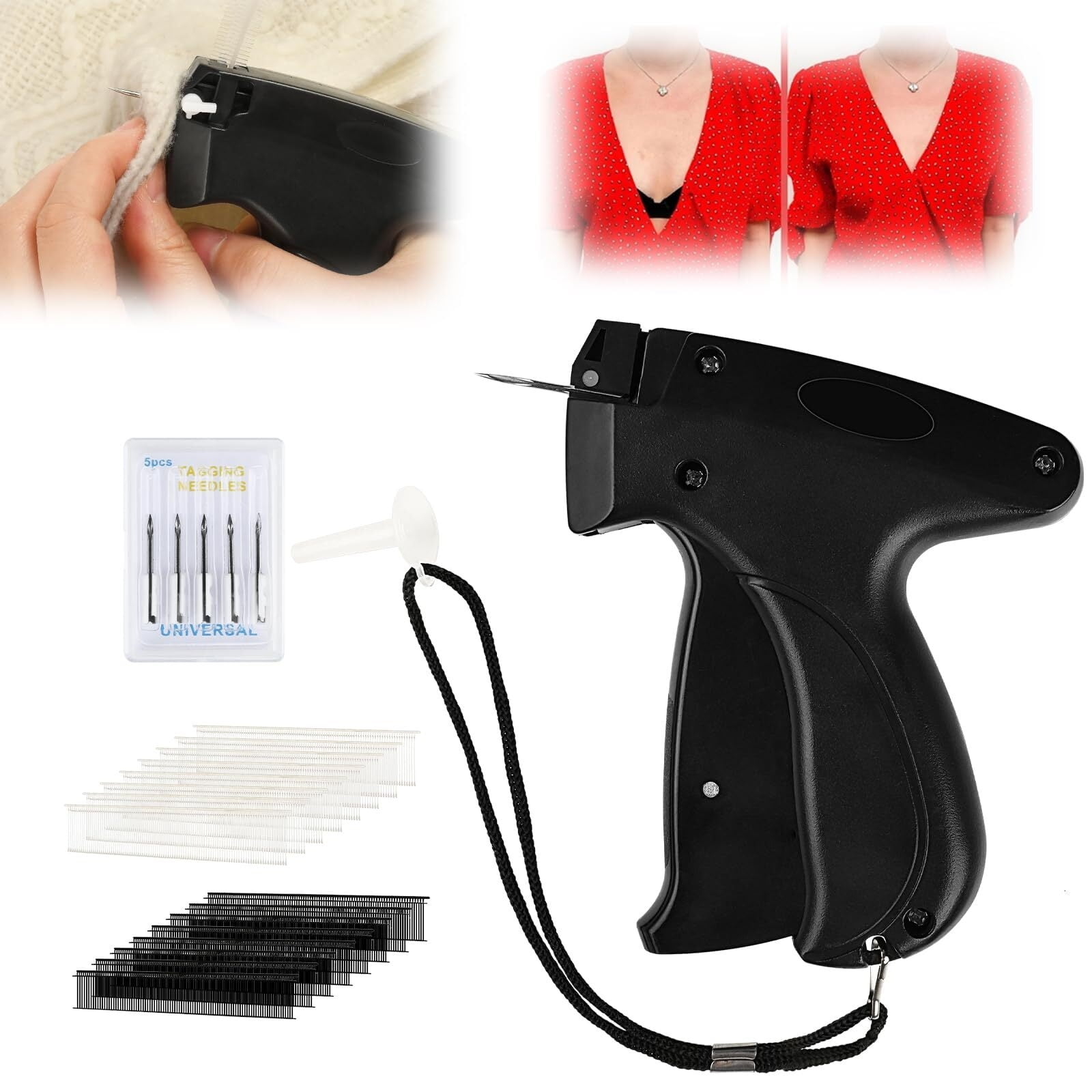 Melwod Stitchy Quick Clothing Fixer, Mini Stitch Gun for Clothes ...