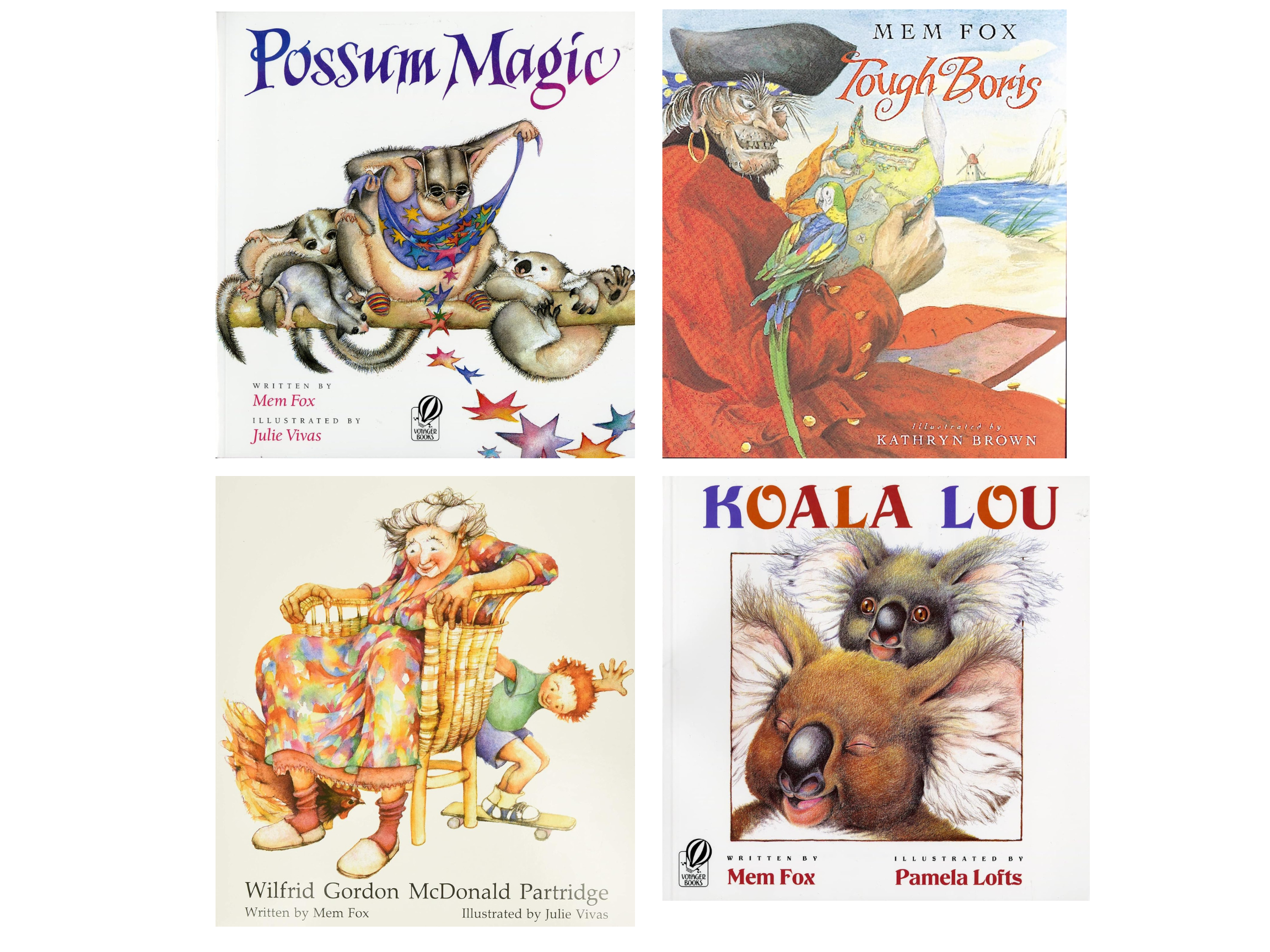 Mem Fox Favorites Collection : Koala Lou; Tough Boris; Possum Magic ...