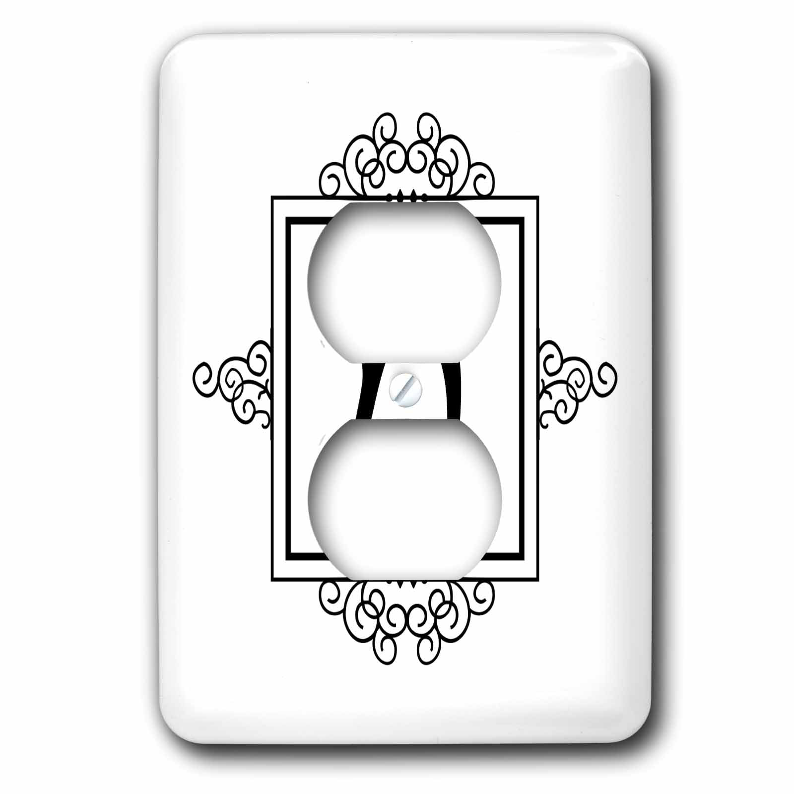3dRose, Mem - Hebrew Monogram for the block letter M black white ivrit ...