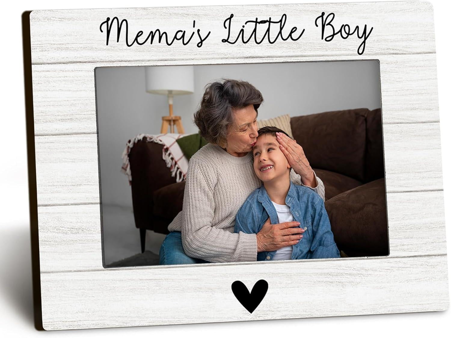 Mema 4x6 Picture Frame, Grandma Photo Frame, Grandson Photo Frame ...