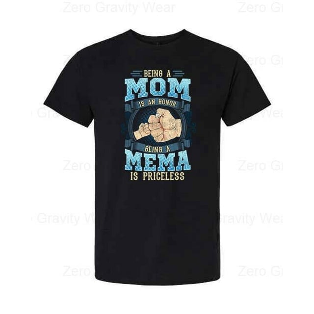 Mema Shirt Honor of Being Mom Priceless Grandma Gift Family Love TShirt ...